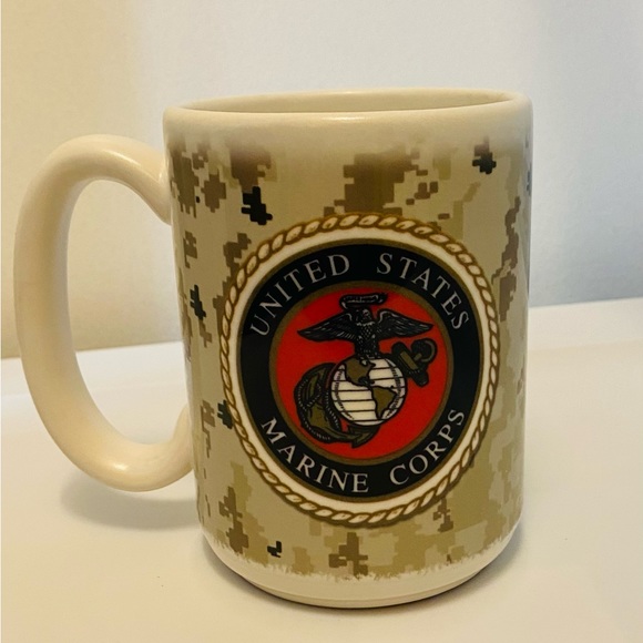 unbranded | Kitchen | Usa Marine Corps Coffee Mug Emblem Usmc Made In The Usa Rare | Poshmark